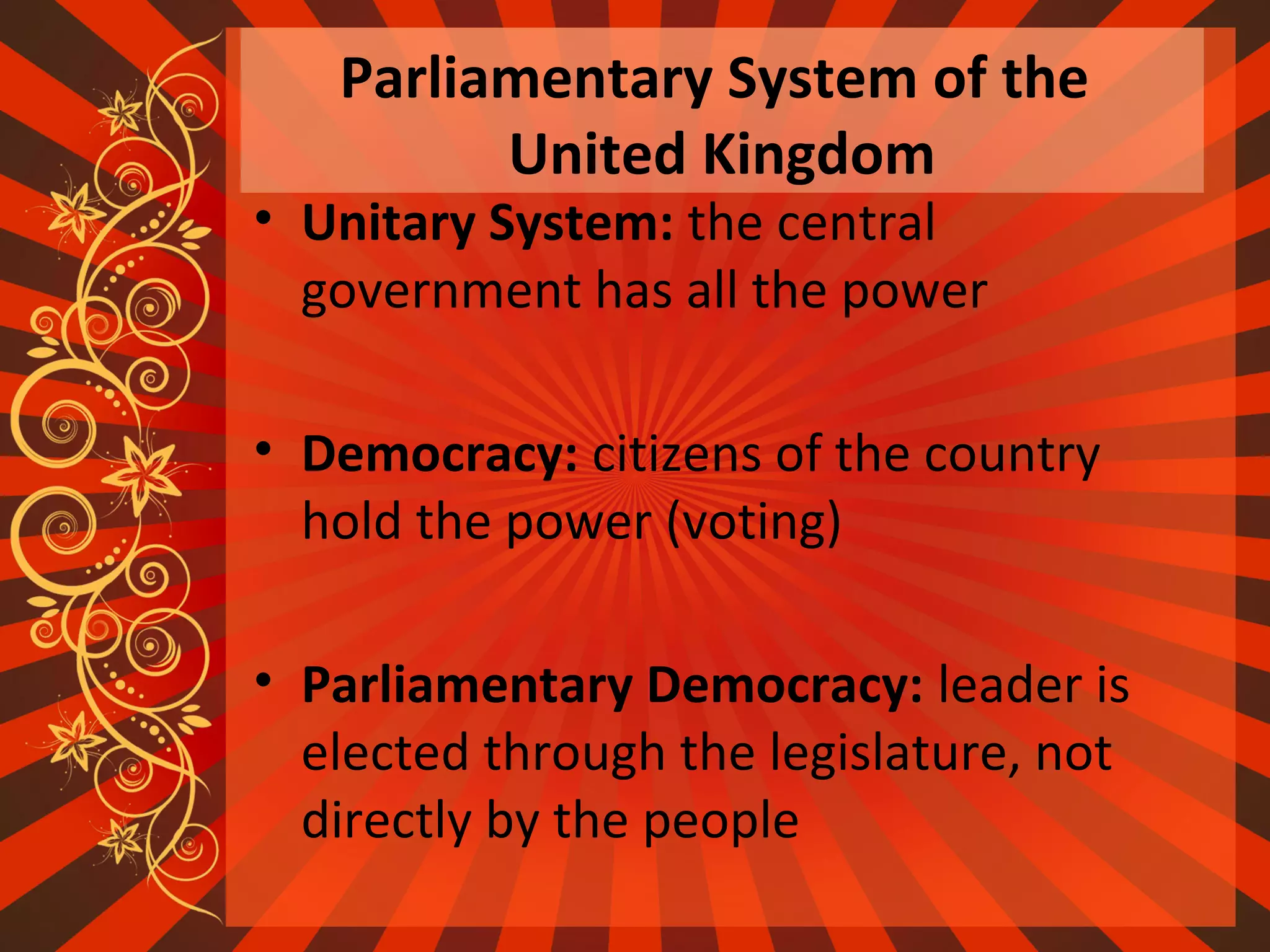 Comparing european governments united kingdom russia germany 2012 | PPT