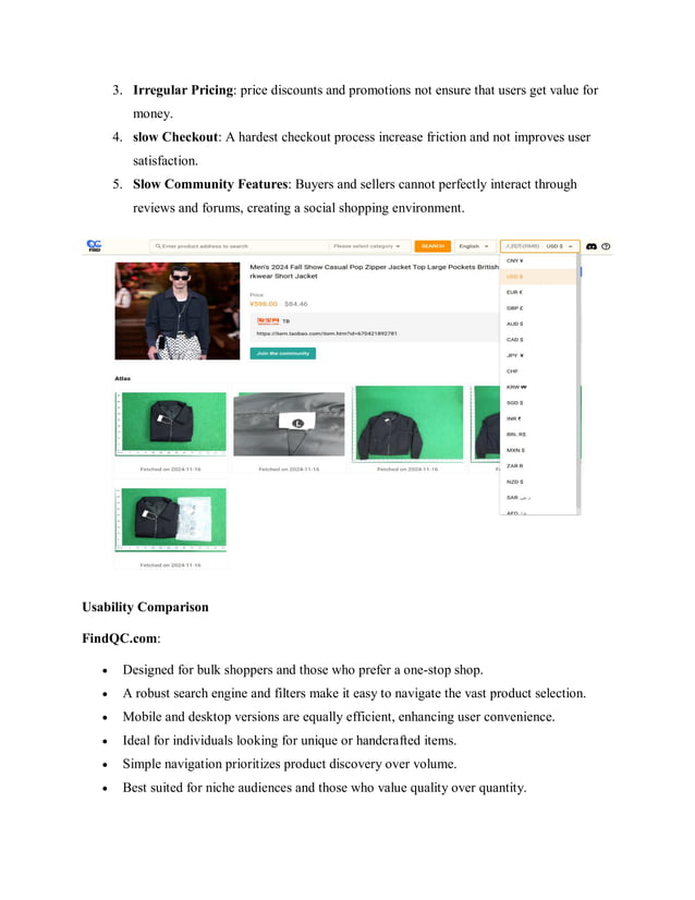 Comparing Features, Usability, and Advantages of Online Shopping with ...