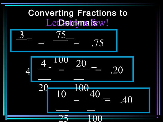 Comparing fractions and decimals | PPT | Standardized Testing ...