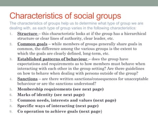 Compare and contrast types of Groups .pptx
