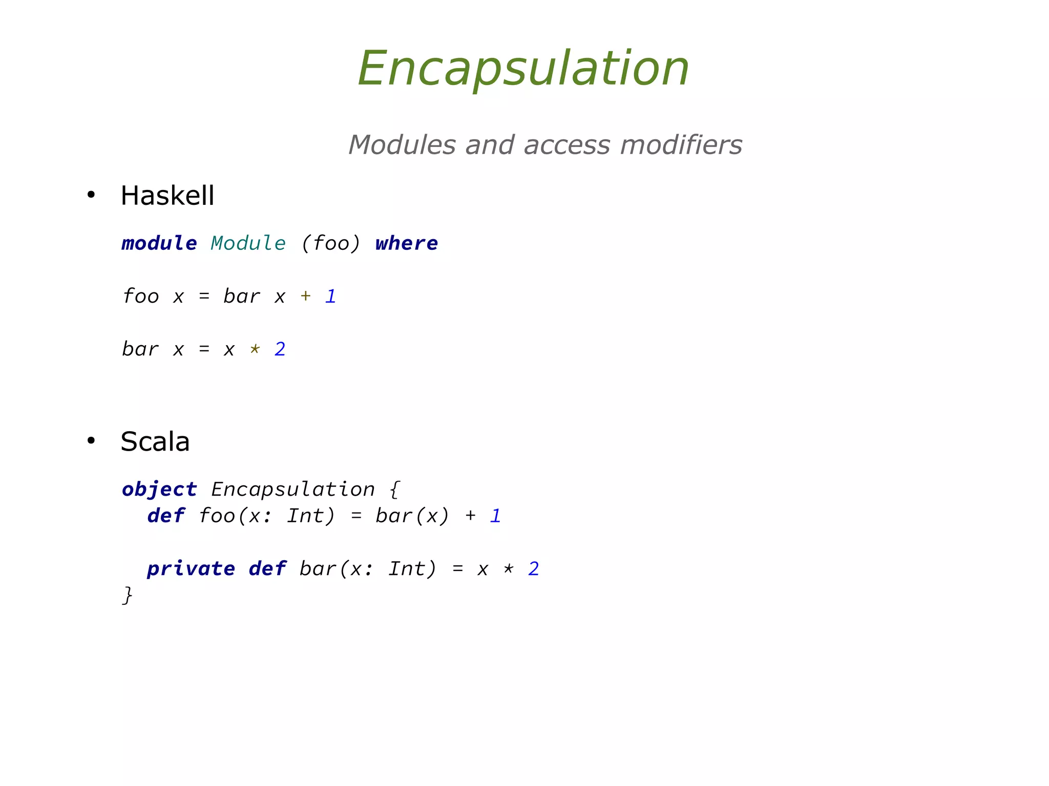Comparing Haskell & Scala | PPT