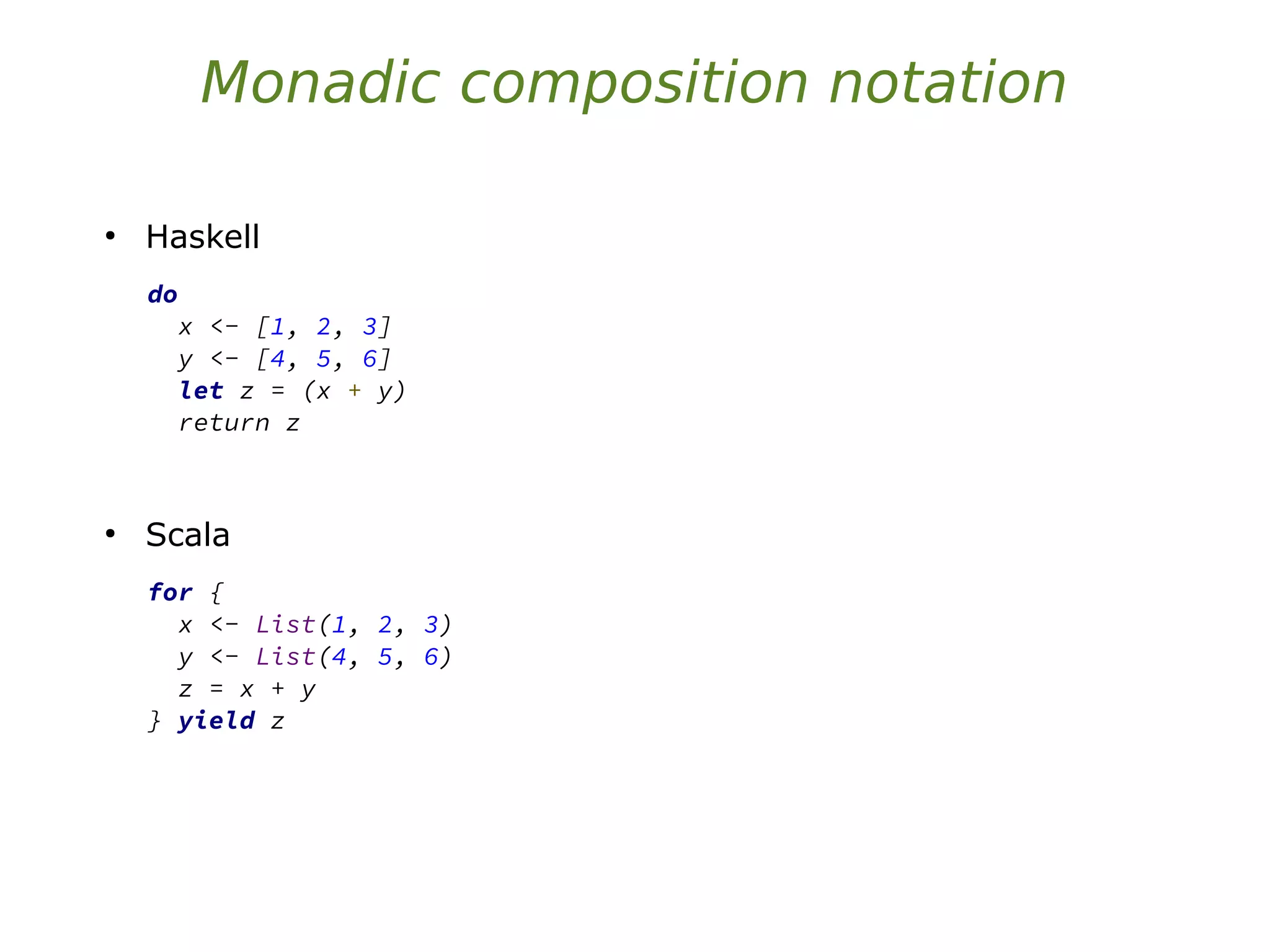 Comparing Haskell And Scala Ppt