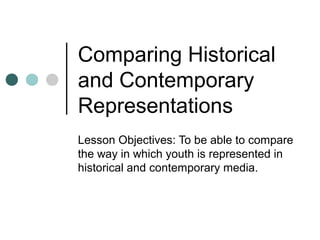 Comparing historical and contemporary representations essay | PPT