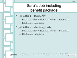 Comparing Job Offers PowerPoint Presentation | PPT | Business ...
