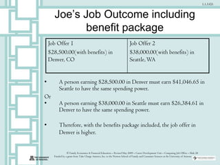 Comparing Job Offers PowerPoint Presentation | PPT | Business ...