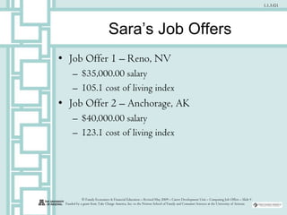 Comparing Job Offers PowerPoint Presentation | PPT | Business ...