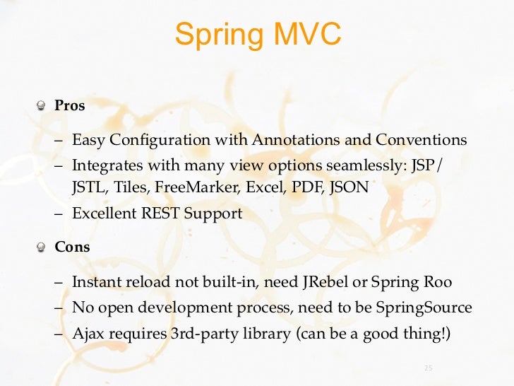 Comparing JVM Web Frameworks - Devoxx 2010