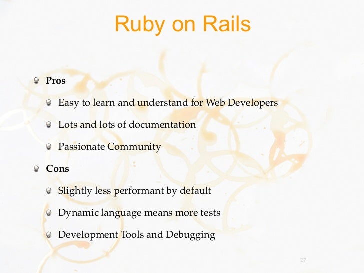 Comparing JVM Web Frameworks - Devoxx 2010 Comparing JVM Web Frameworks - Devoxx 2010