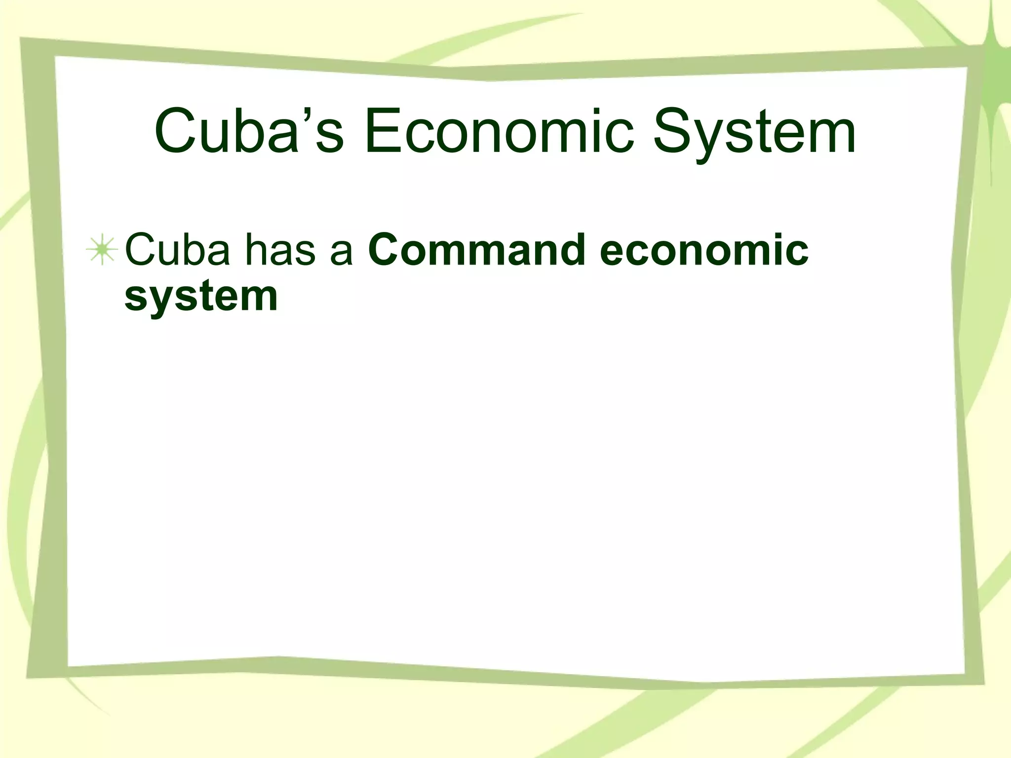 Comparing latin american economies of cuba and brazil | PPT