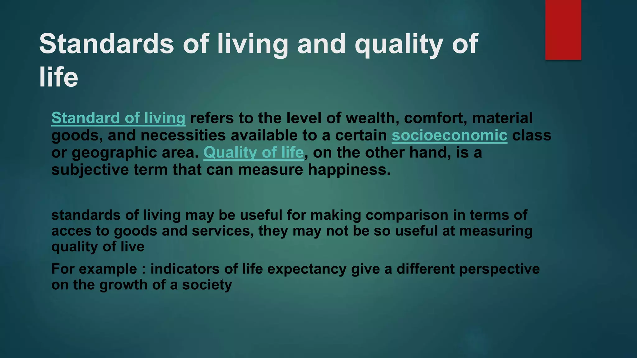 Comparing Living standards.pptx