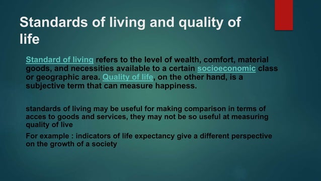 Comparing Living standards.pptx