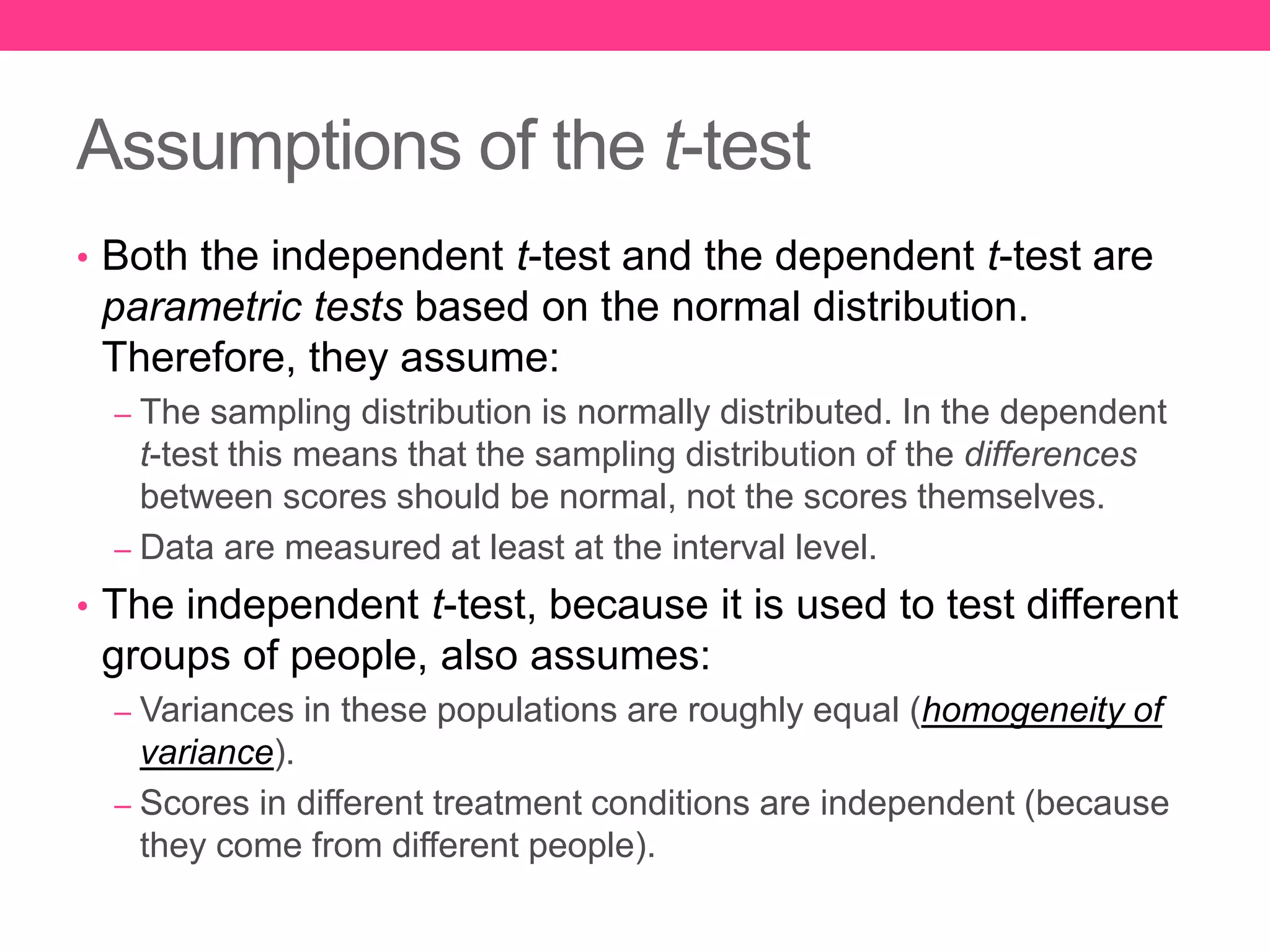 Comparing means | PPTX