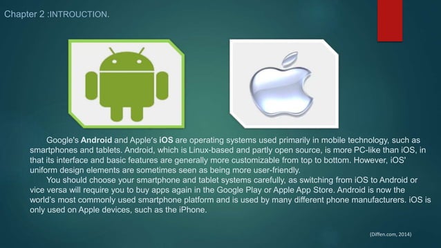 ComparingTwo major mobile operating system | PPT