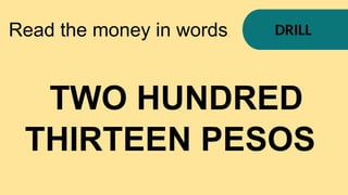 comparing money.pptx Best for lesson in math | PPT