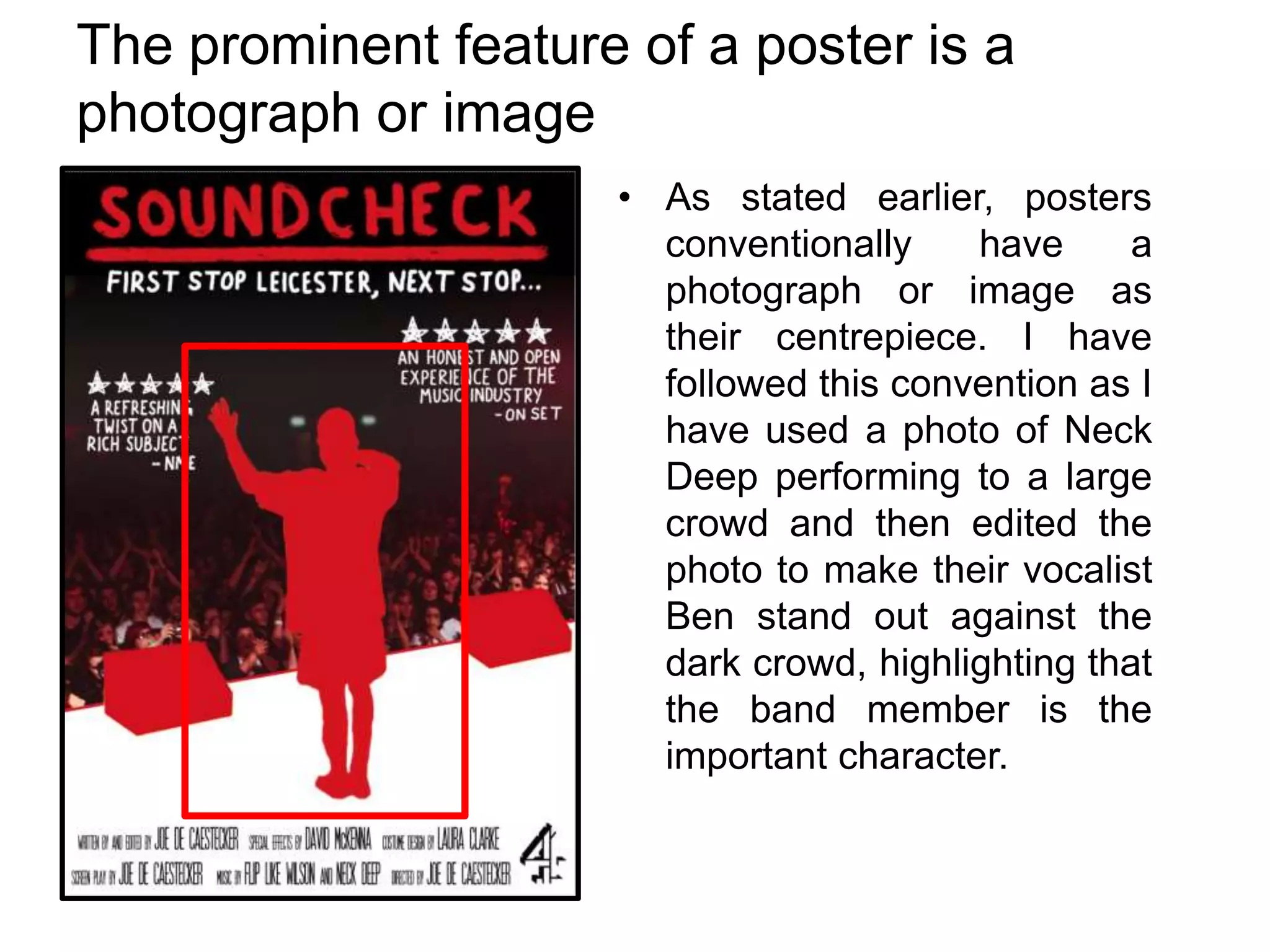 Comparing my poster to conventional posters | PPTX | Desktop Publishing ...