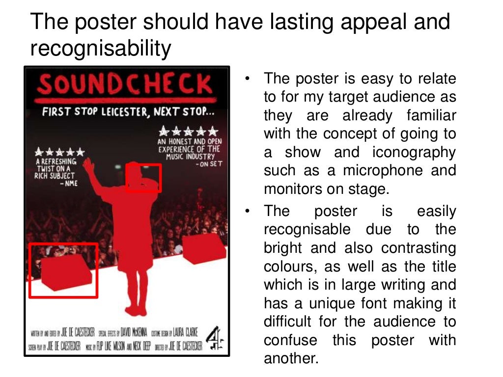 Comparing my poster to conventional posters