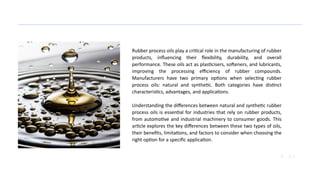 Natural vs. Synthetic Oils: What’s the Difference? | PPTX