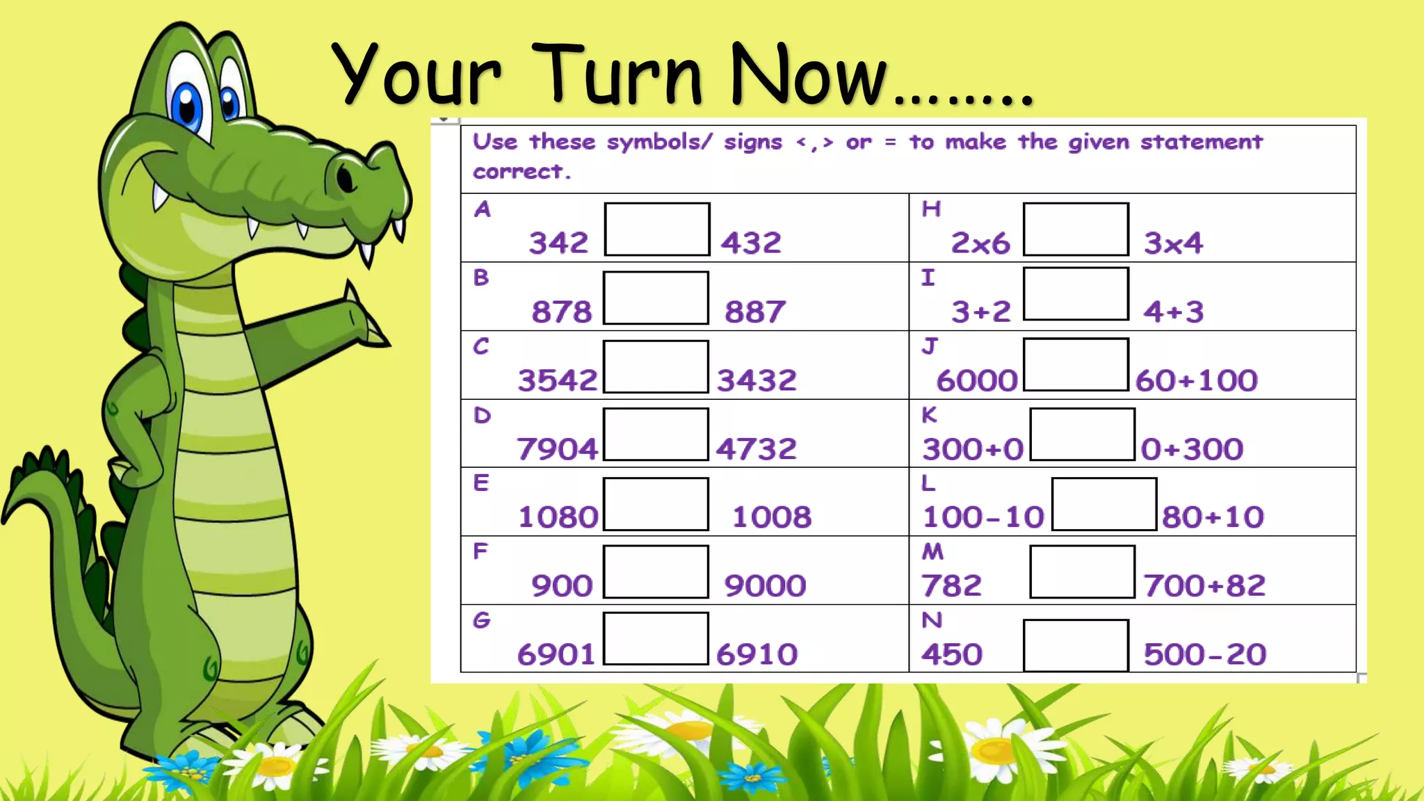 Comparing 3& 4 digit Numbers | PPTX