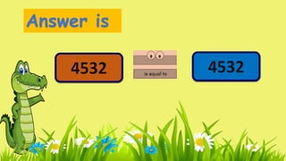 Comparing 3& 4 digit Numbers | PPTX