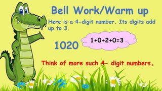 Comparing 3& 4 digit Numbers | PPTX
