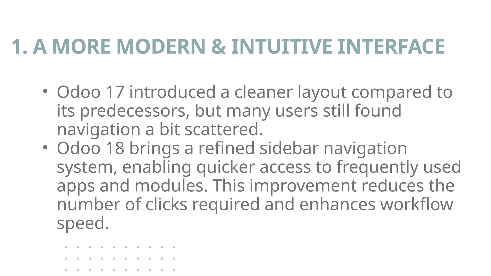Comparing Odoo 18 vs Odoo 17 What’s Changed in Usability & UI.pptx