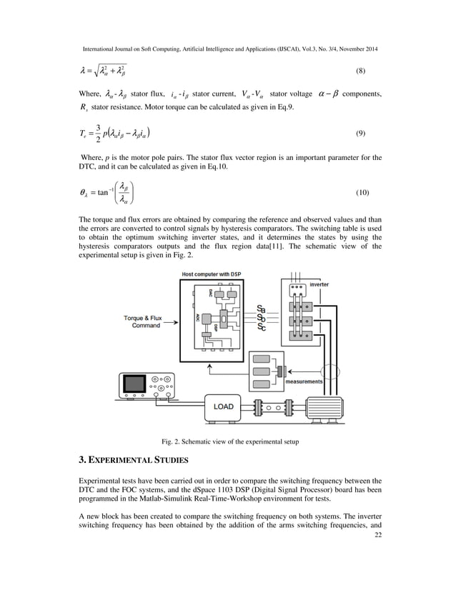 Comparing of switching frequency on vector controlled asynchronous motor | PDF