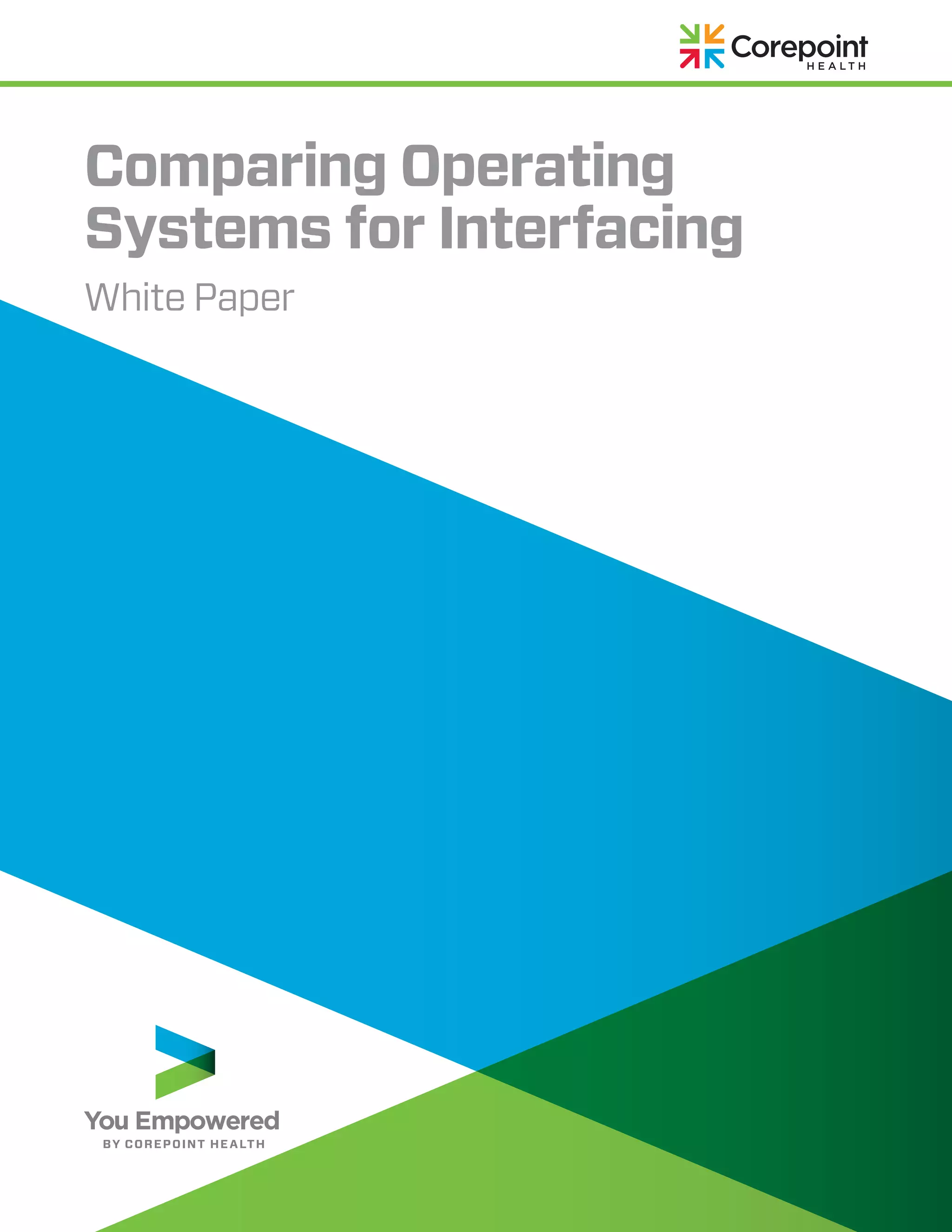 Comparing Operating Systems For Interfacing Pdf Operating Systems
