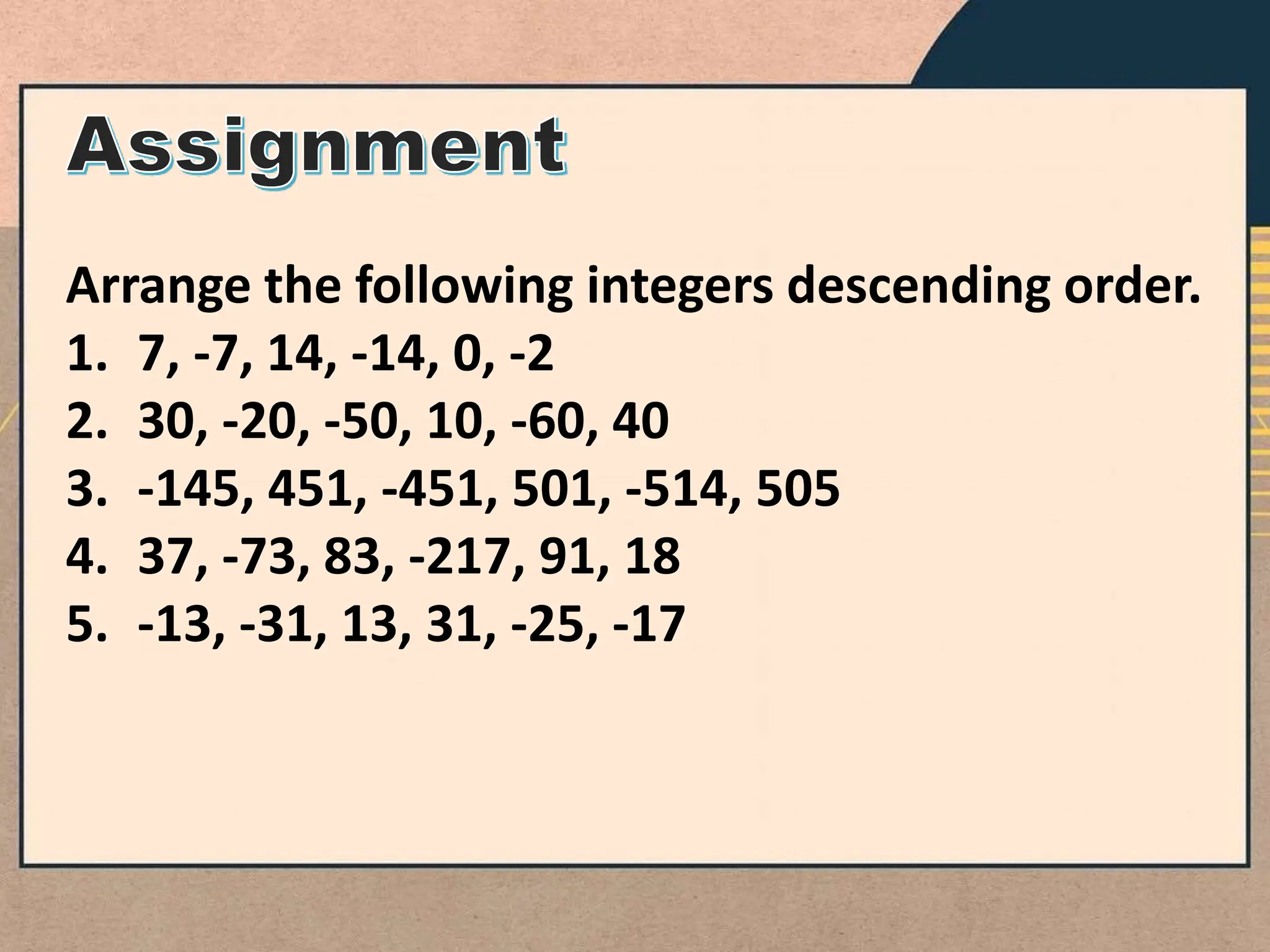 Mathematics PPtx COMPARING ORDERING INTEGERS.pptx