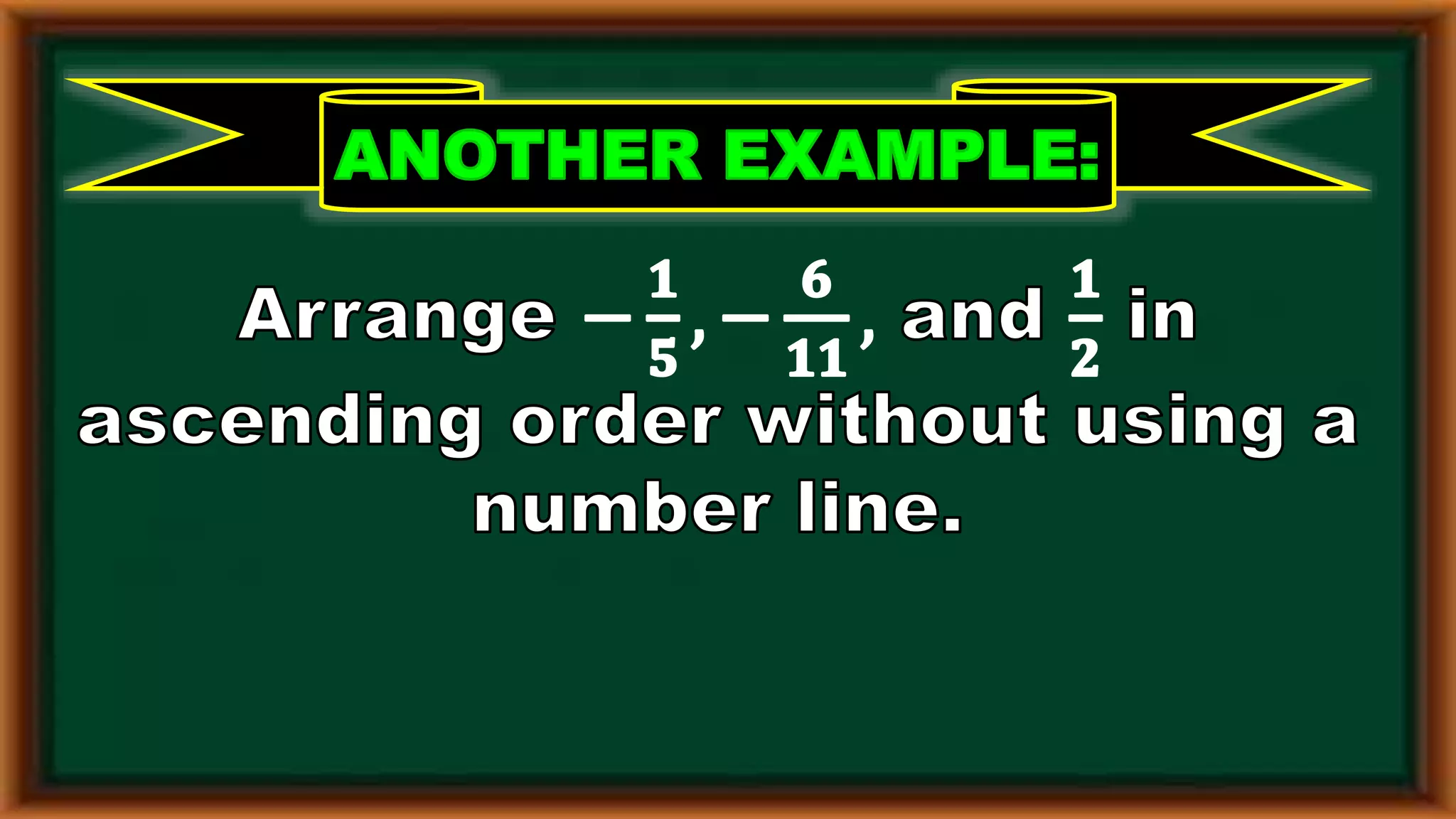 Comparing & ordering rational numbers | PPTX