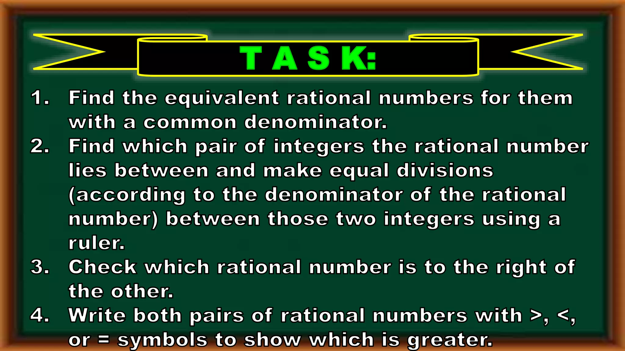 Comparing & ordering rational numbers | PPTX