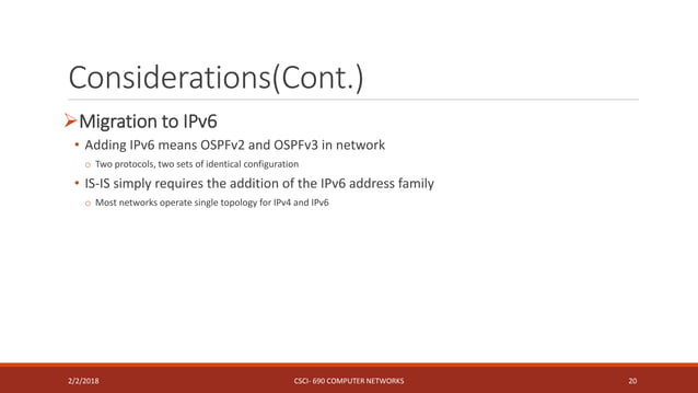 Comparing Ospf Vs Isis Pptx Computer Networking Computing