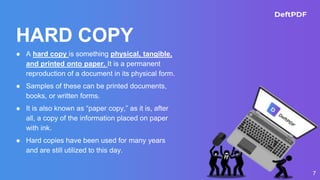 Comparing Digital Files to Hard Copy | PPTX