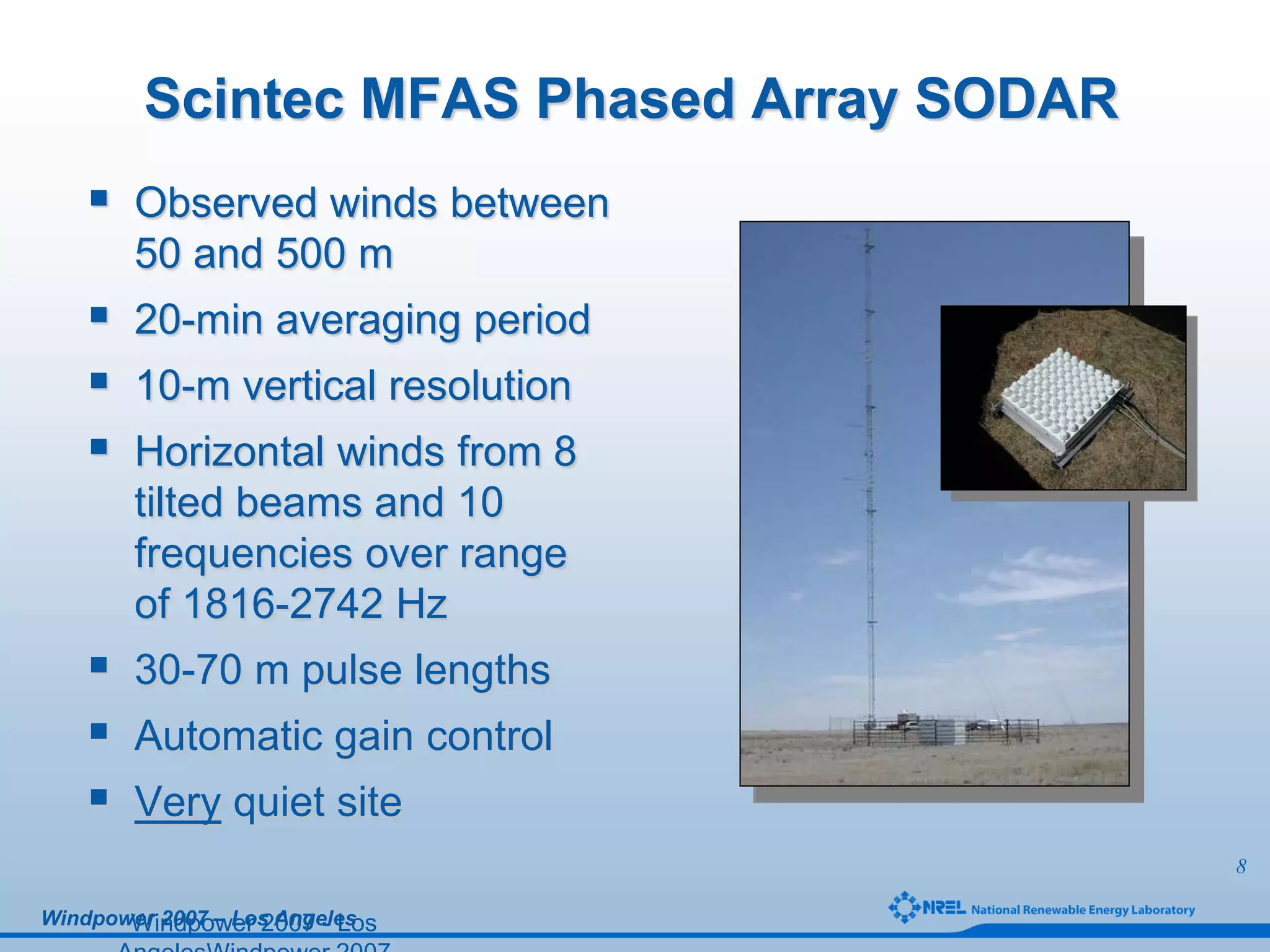 Comparing pulse doppler lidar with sodar and direct measurements for ...