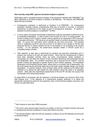 Comparing RCM and PMO2000 | PDF