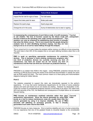 Comparing RCM and PMO2000 | PDF