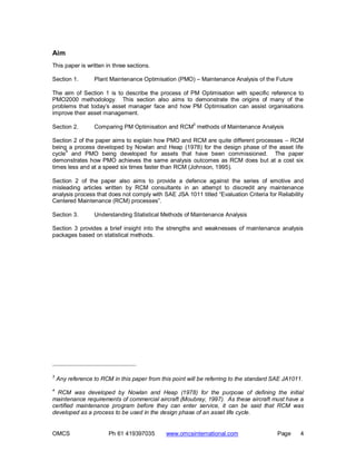 Comparing RCM and PMO2000 | PDF
