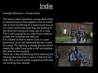 Comparing representations in music videos | PPT