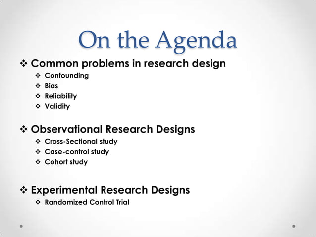 Comparing Research Designs | PPTX | Medical Health
