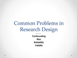 Comparing Research Designs | PPTX