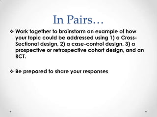 Comparing Research Designs | PPTX