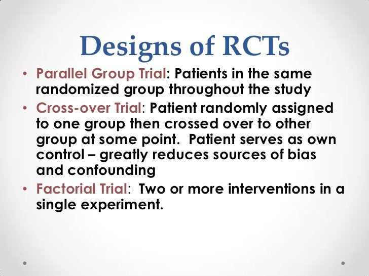 Comparing Research Designs