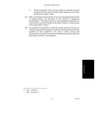Comparing SASE (Nordic Audit Standard for Small Entities) and ISA 230 ...