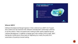 Comparing SDET and QA: Examining the Software Testing Domain | PPTX