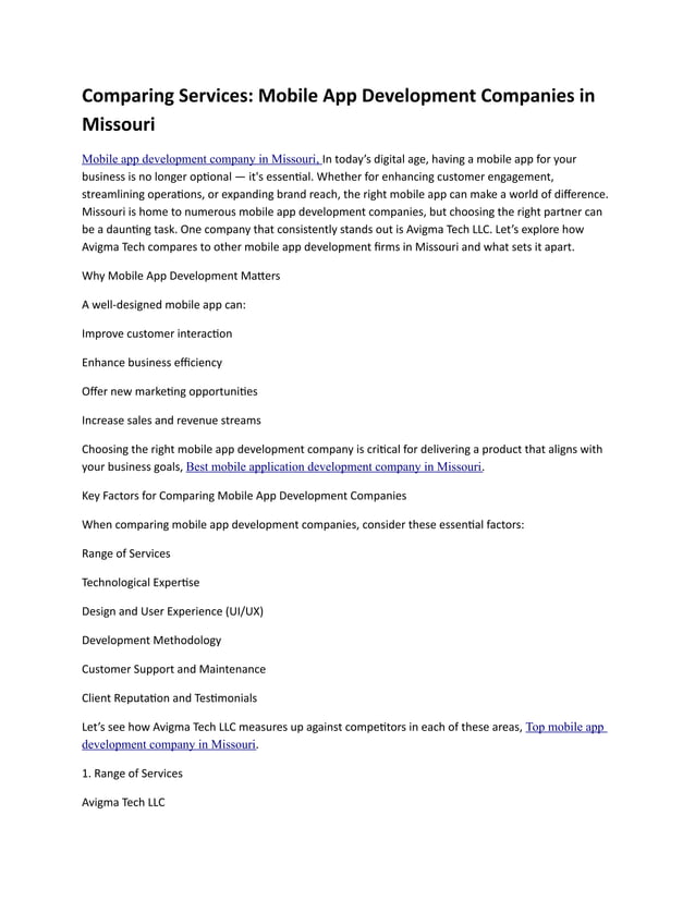 Comparing Services - Mobile App Development Companies in Missouri.pdf