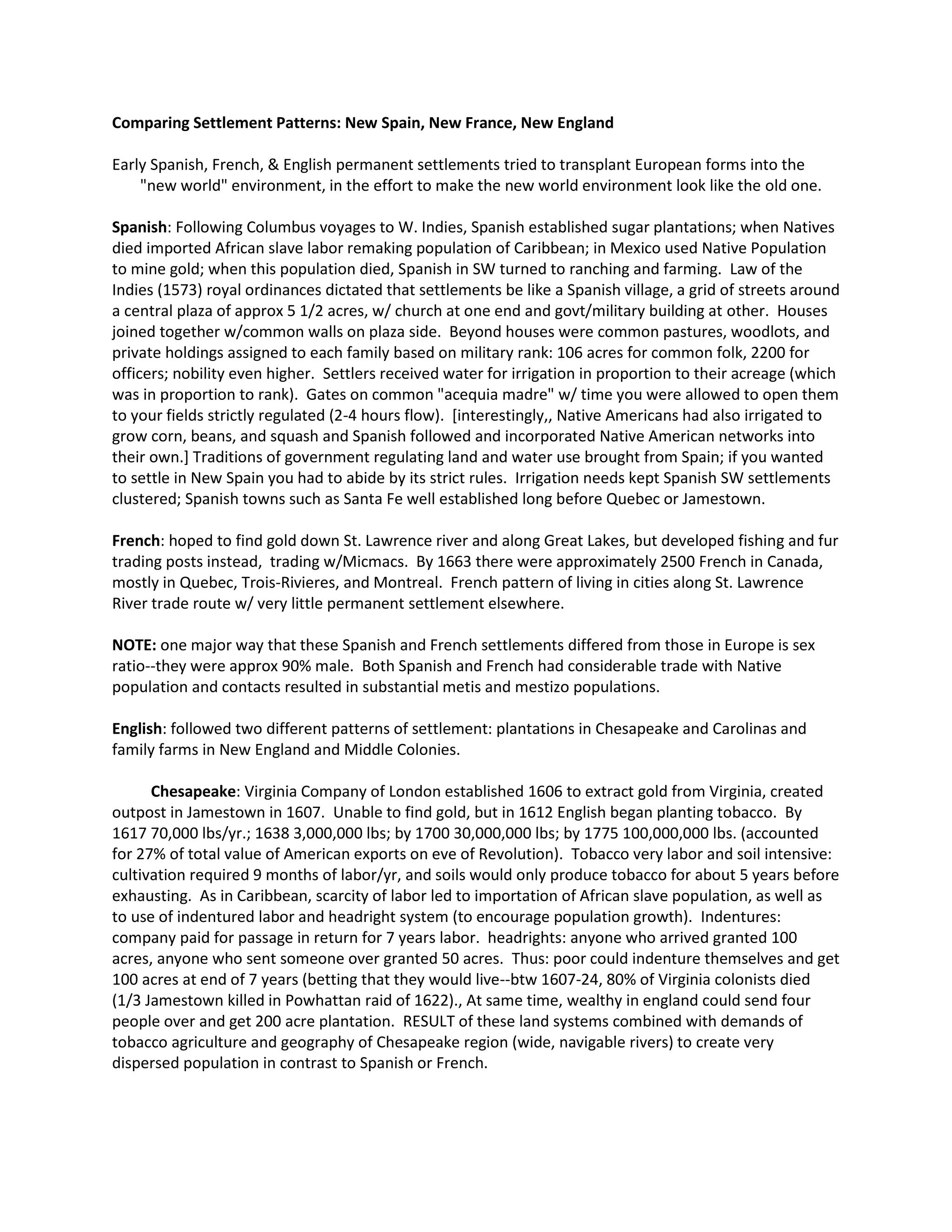 Comparing settlement patterns | PDF