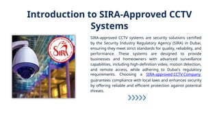 Comparing SIRA-Approved CCTV Brands: Which One Is Right for You? | PPTX