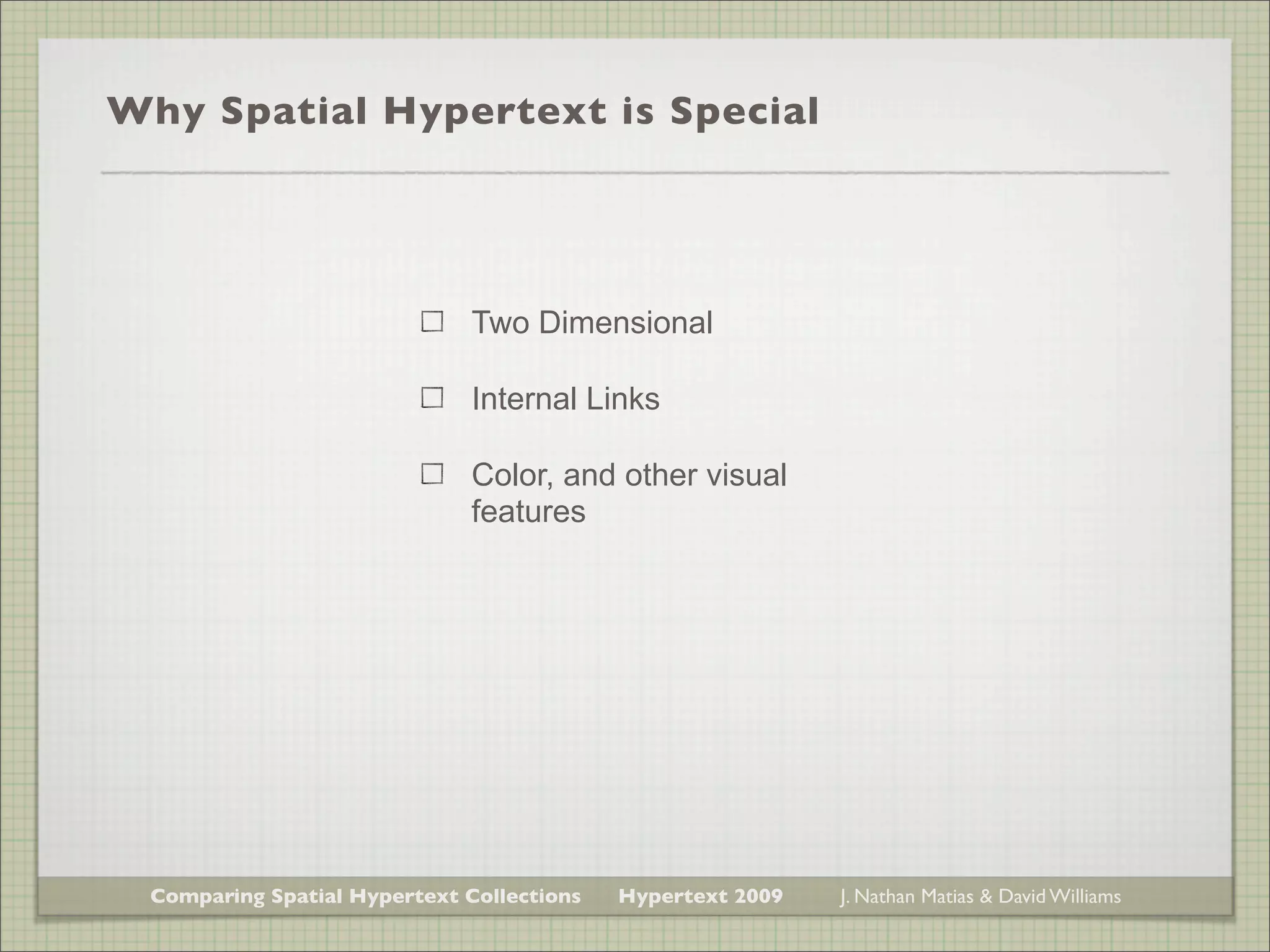 Comparing Spatial Hypertext Collections | PDF | Databases | Computer ...