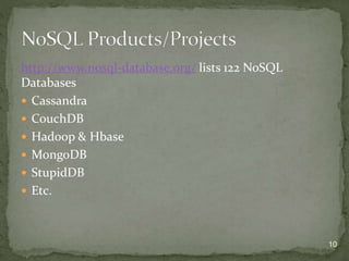 Comparing sql and nosql dbs | PPT