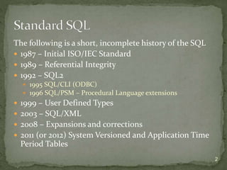 Comparing sql and nosql dbs | PPT