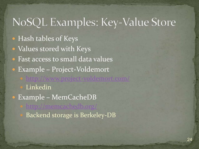 Comparing sql and nosql dbs | PPT